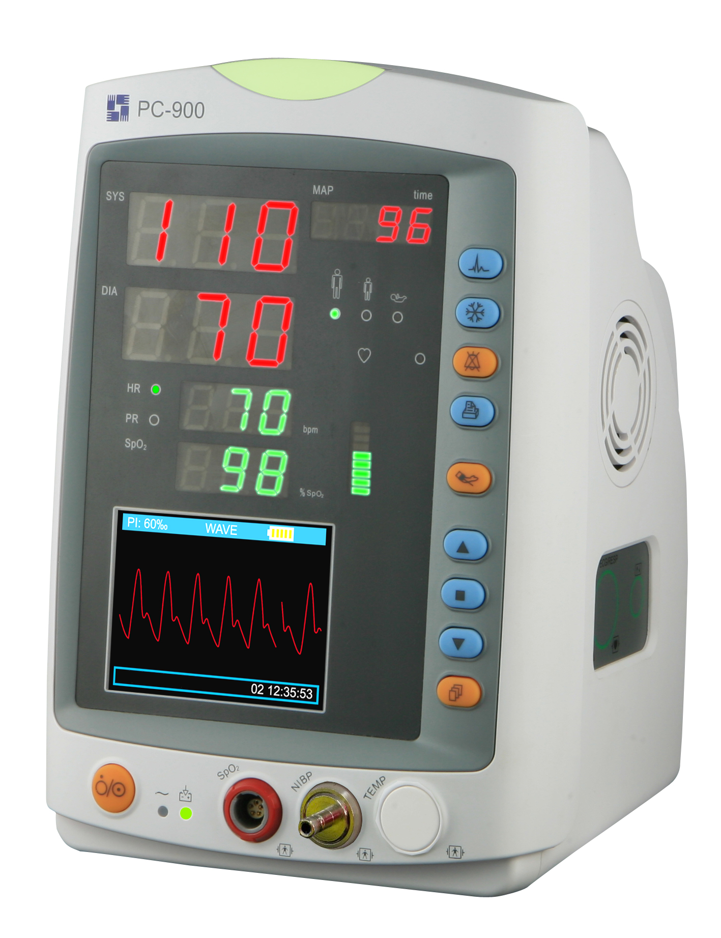 Creative PC-900Pro SNEP Vital Signs Monitor for ECG, SPO2, & NIBP with ...